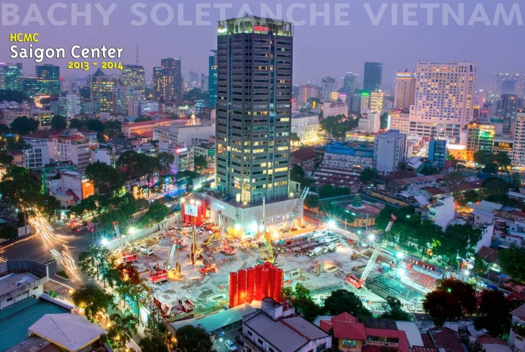 Saigon Centre (Ph. 2&3) (2014) - Bachy Soletanche Vietnam
